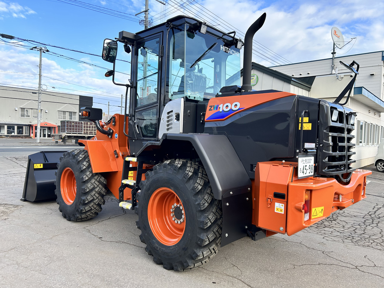 中古車 その他 日立 ホイールローダー ZW100 4輪駆動ショベル の中古車詳細 (新車, オレンジ, 北海道, 1,110万円) | 中古 ...